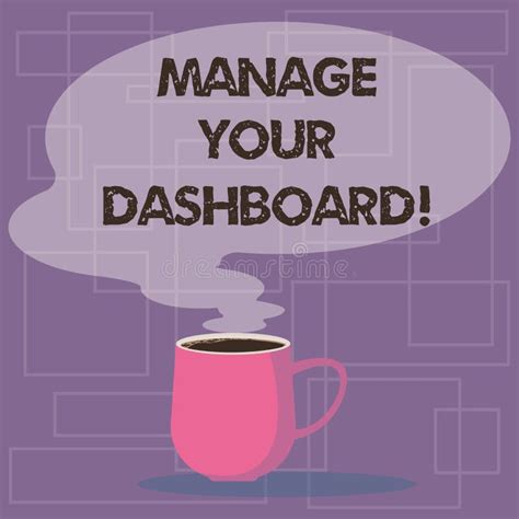 Writing Note Showing Manage Your Dashboard Business Photo Showcasing Controlling The Interface