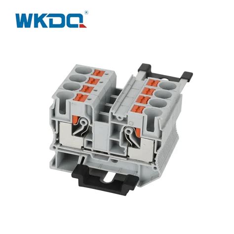 China Jpt 10 Terminal Block Push In Connecting Din Rail Mounted 10 Mm