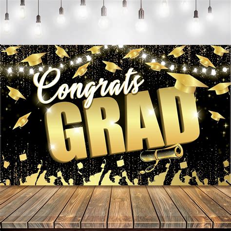 Katchon Congrats Grad Backdrop Xtralarge 72x44 Indonesia Ubuy