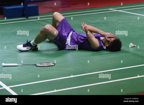 Jakarta Indonesia St July Chou Tien Chen Of Chinese Taipei Reacts After The Men S