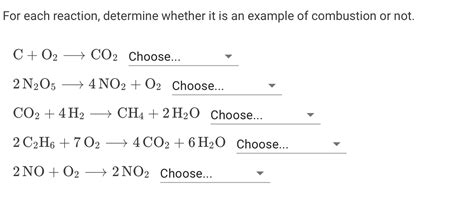 Solved For Each Reaction Determine Whether It Is An Example Chegg Com