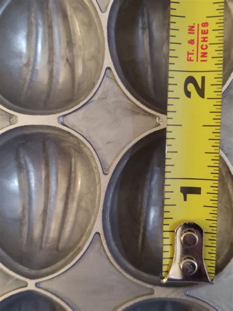 Russian Oreshki Oreshnitsa 40 Cavity Walnut Cookie Mold Maker Form For