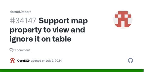 Support Map Property To View And Ignore It On Table · Issue 34147