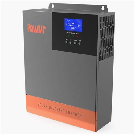 Powmr 태양광 인버터 충전기 3d 모델 Turbosquid 2279663