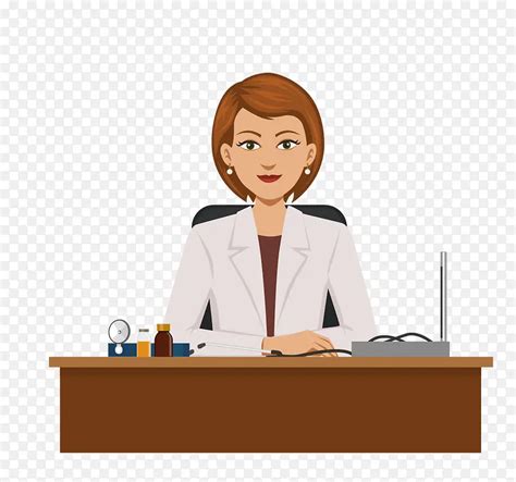 矢量棕色卡通图案问诊png图片素材下载图片编号7806800 Png素材网