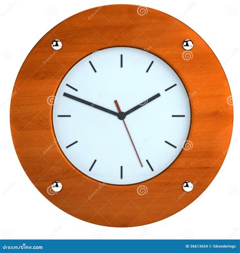 3d Render Of Clock Stock Illustration Illustration Of Object 36613654