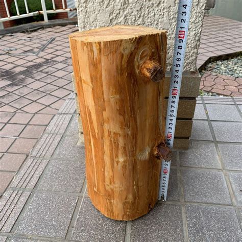 ヒノキ 丸太 檜 メルカリ