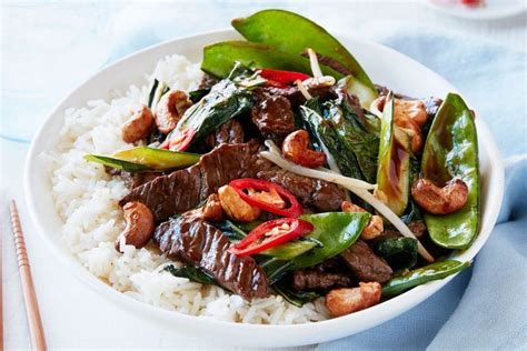 Hoisin Beef And Cashew Stir Fry Recipe Pork And Beef Recipe