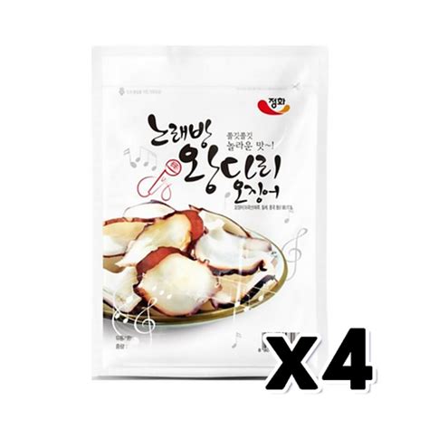 노래방왕다리오징어 안주간식 65g x 4개 최저가 검색 최저가 17 970원 할인 알림