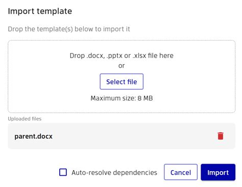 Fluent Manager Template Dependencies Fluent Docs