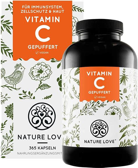 Nature Love Vitamin C Gepuffert Kapseln 365 Stk Ab 19 19