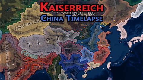 Kaiserreich China Timelapse Hoi4 Timelapse Youtube