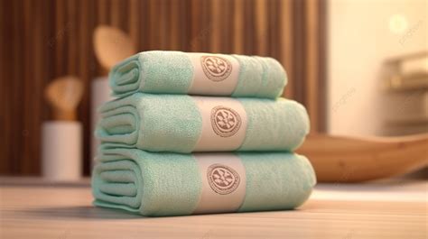 종이 라벨이 있는 3d 수건 모형 렌더링 의복 천 태그 손 태그 배경 일러스트 및 사진 무료 다운로드 Pngtree