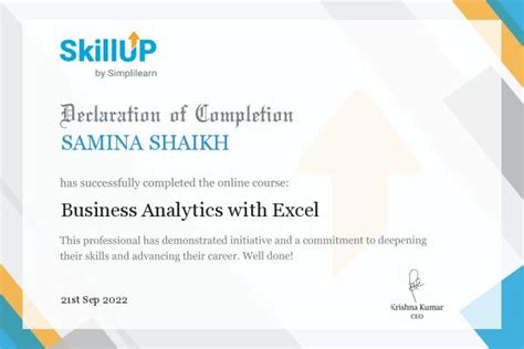 Samina Shaikh On Linkedin Samina Shaikh Has Successfully Completed The