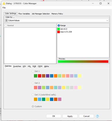 color manager allow multiple colors for numerical values feedback and ideas knime community forum
