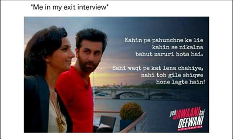 karan shetty on linkedin wise words for exit interview 😜😝