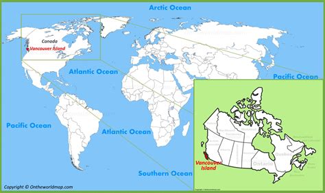British Columbia World Map