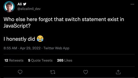 Why You Should Not Forget The Javascript Switch Statement