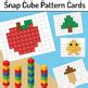 Unifix Cube Patterns Snap Cube Pattern Cards By Graphics Print