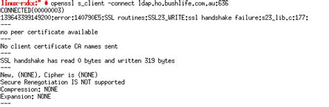 Snow Leopard Unable To Use Ssl Or Tls To Access Opendirectory Ldap