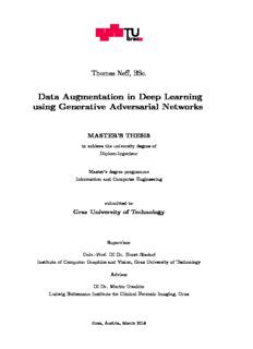 Data Augmentation In Deep Learning Using Generative Adversarial Networks PDF