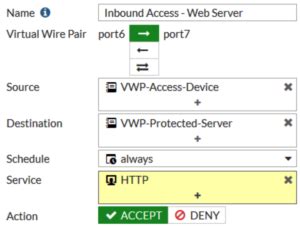 Virtual Wire Pairs Improving Network Security Without Extra Hardware