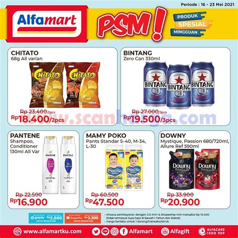 Promo PSM Alfamart Spesial Mingguan Mei Scanharga