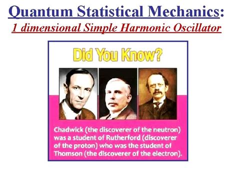 Classical Statistical Mechanics 1 Dimensional Simple Harmonic Oscillator