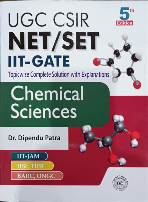 UGC CSIR NET SET Chemical Sciences Th Edition Techno World