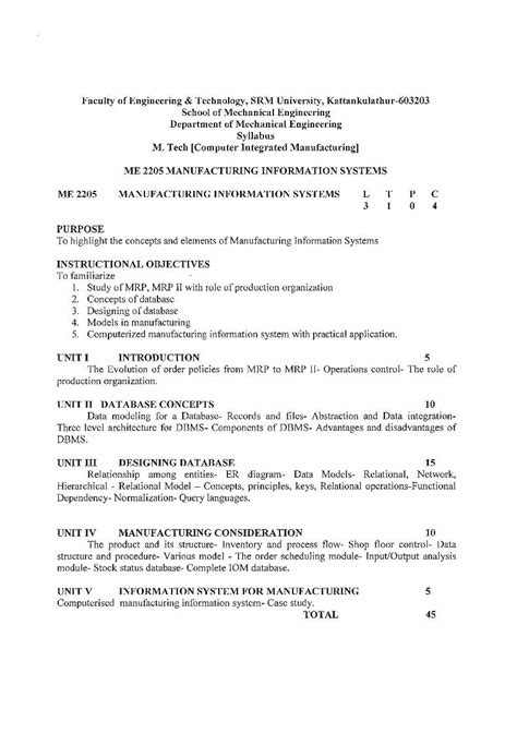 Pdf Faculty Of Engineering Technology Srm University · Faculty
