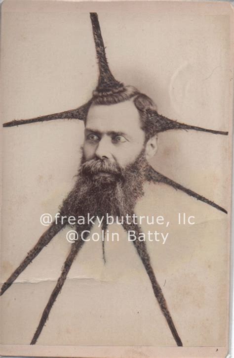 Spider Beard Guy Print By Colin Batty Freakybuttrue Peculiarium