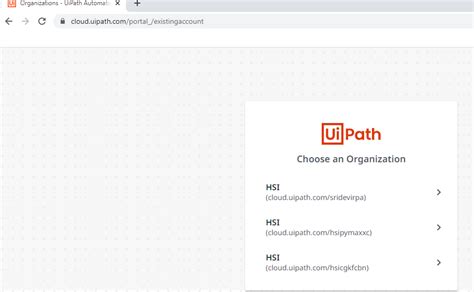 Shows Multiple Organisation Under Same Email