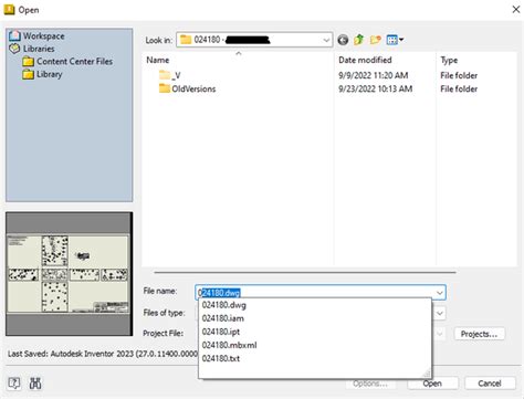 ilogic code to attach files to drawing file select dialog presents no