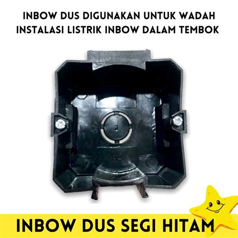 Jual Inbow Dus Hitaminbow Doosib Dus Mangkok Saklarstop Kontak Hitam Shopee Indonesia
