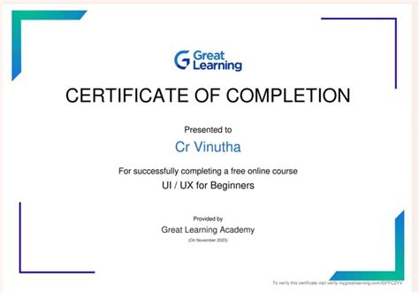 I Am Excited Share This I Am Successful Completed Basics Uiux Design Cr Vinutha