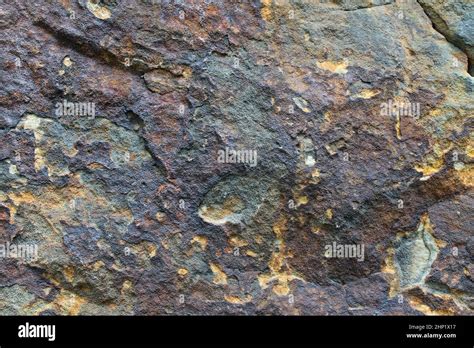 Granite Stone Texture In A Detailed Close Up View In A High Resolution