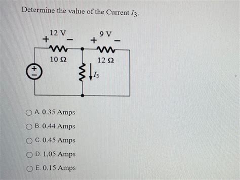 Answered Determine The Value Of The Current I3 Bartleby