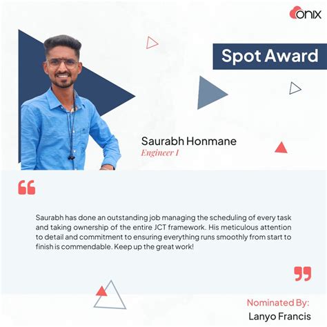 Saurabh Honmane On Linkedin Spotaward Dm Onix Gcp Award