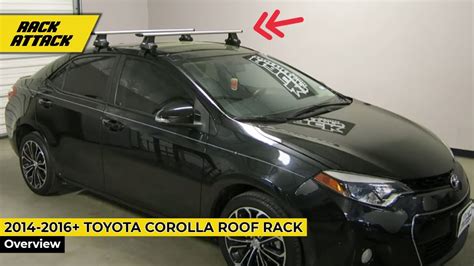 2014 2016 Toyota Corolla The Thule Rapid Traverse AeroBlade Roof Rack