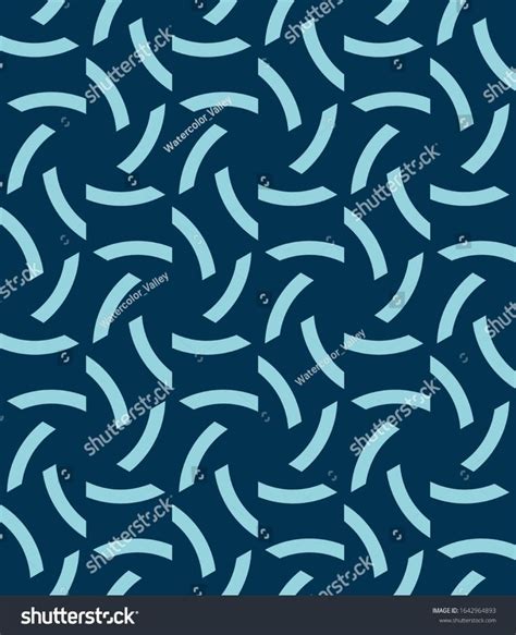 Vector Seamless Pattern Modern Abstract Texture