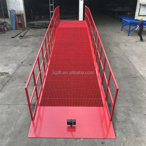 Container Loading Dock Ramp Dock Leveler T T Mobile Movable Hydraulic Dock Ramps For Sale