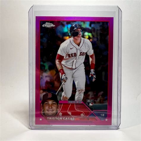 Triston Casas 2023 Topps Chrome Pink Refractor 174 Rookie Rc Boston