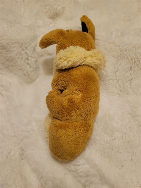 Mavin Pokemon Eevee Plush Sleeping Eevee Fluffy Stuffed Toy Pokemon