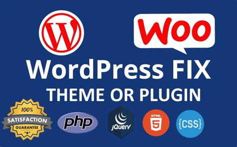 Code Or Fix Wordpress Php Html Css Jquery Js Plugins Themes By