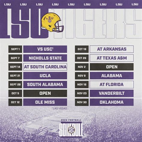 Lsu Football Schedul Addi Simona