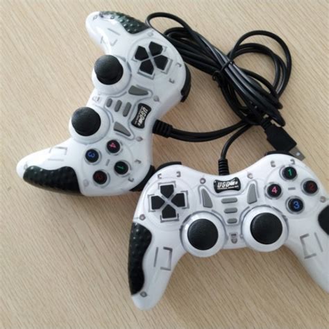 Vibration USB Sigle Doubles Game Controller Joystick With Turbo And Slow Motion Functions For