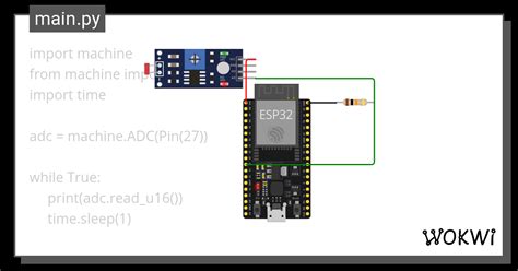 Photo Resistance Wokwi ESP32 STM32 Arduino Simulator