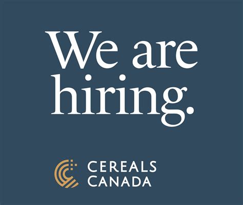 Cereals Canada On Twitter Join Our Team As Market And Trade Specialist You Will Be Responsible