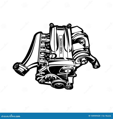 Car Turbo Vector