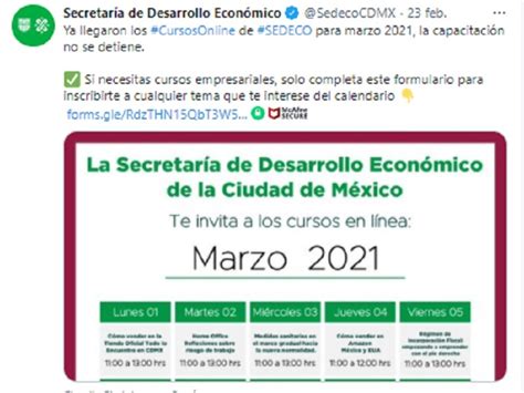 19 Cursos Gratuitos En Línea Que Se Impartirán En Marzo Para